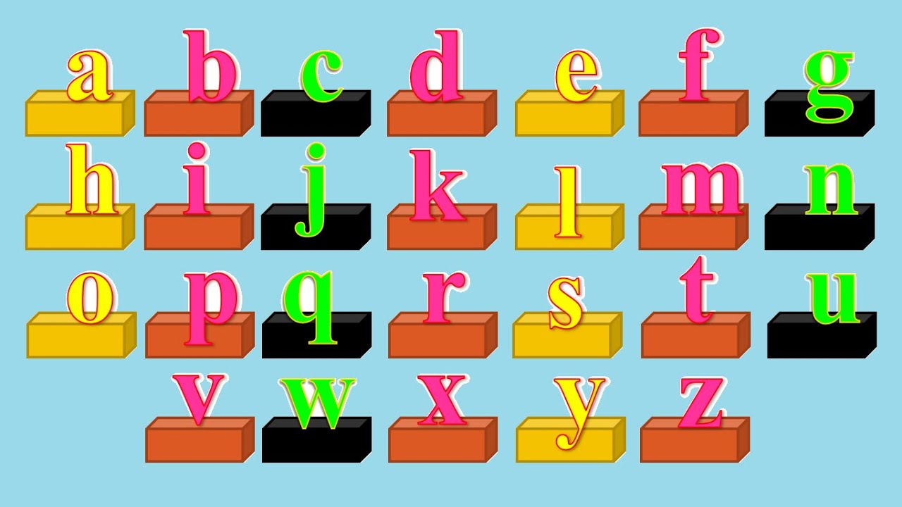 small alphabet learning video ।। a b c de f g h I j k l m n o p q r s t ...