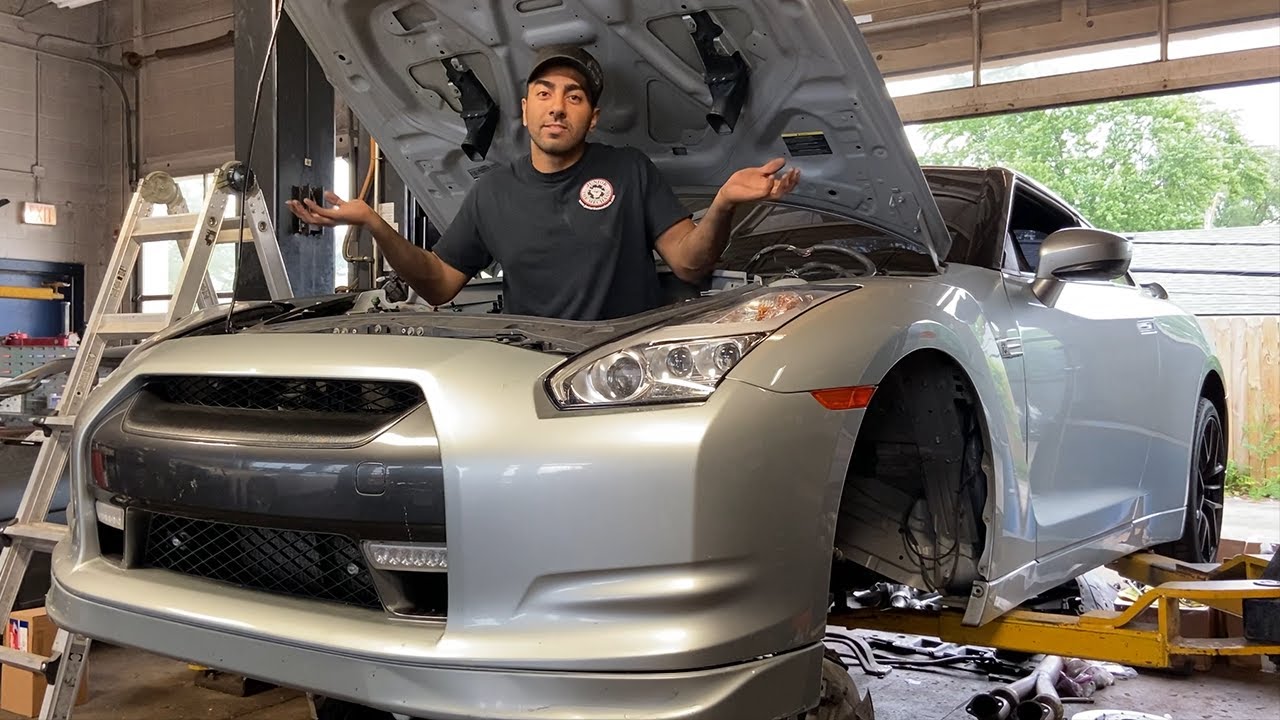 Nissan GT-R Engine Install & Test Drive ( Racing Scene ) - YouTube