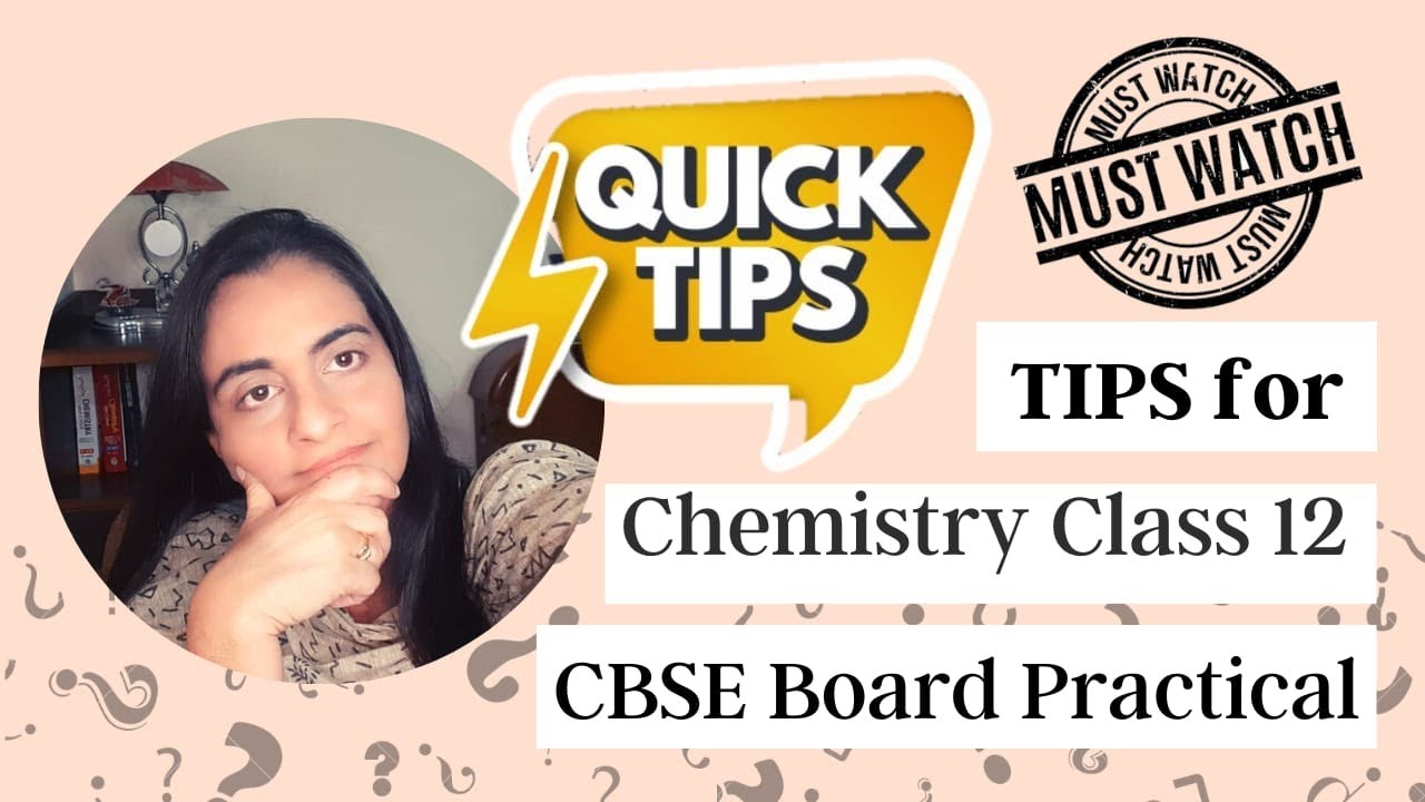 Tips for Chemistry Board Practical Class 12 | Score full marks in ...
