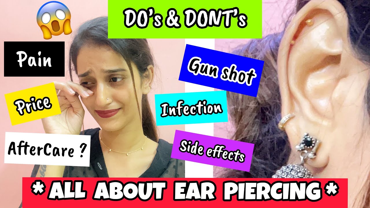🥲‼️*Painful Experience * || 🔥MY EAR PIERCING STORY 💯 || Q& A ANSWERED ...