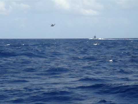 AUTEC Helicopter and the USS Philadelphia SSN 690 2 - YouTube