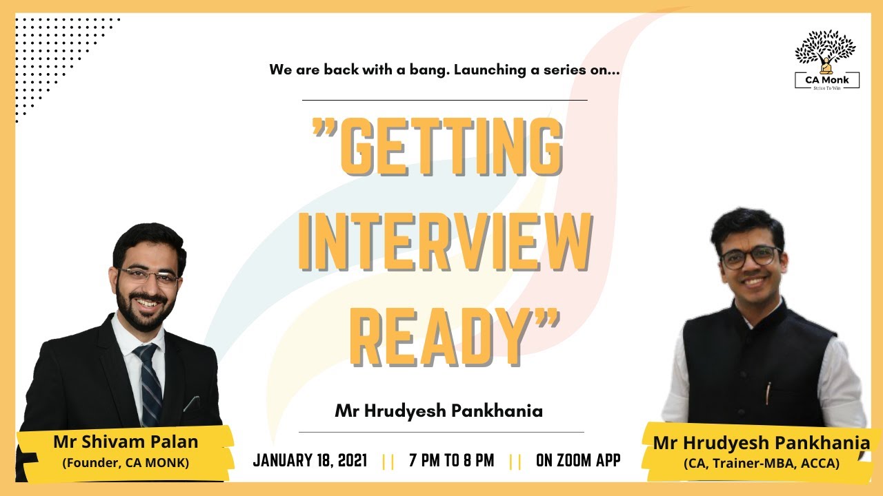 Launching "Getting Interview Ready" Series - YouTube
