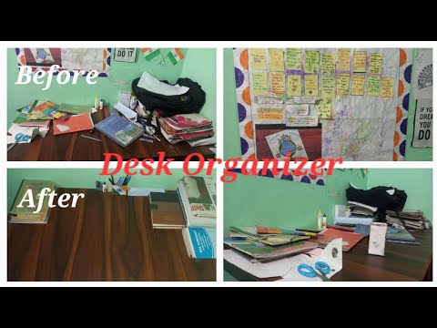 Desk Organiser || New video || Study With Ayush || Study vlog || MOTIVATION || Daily Study Vlog ...