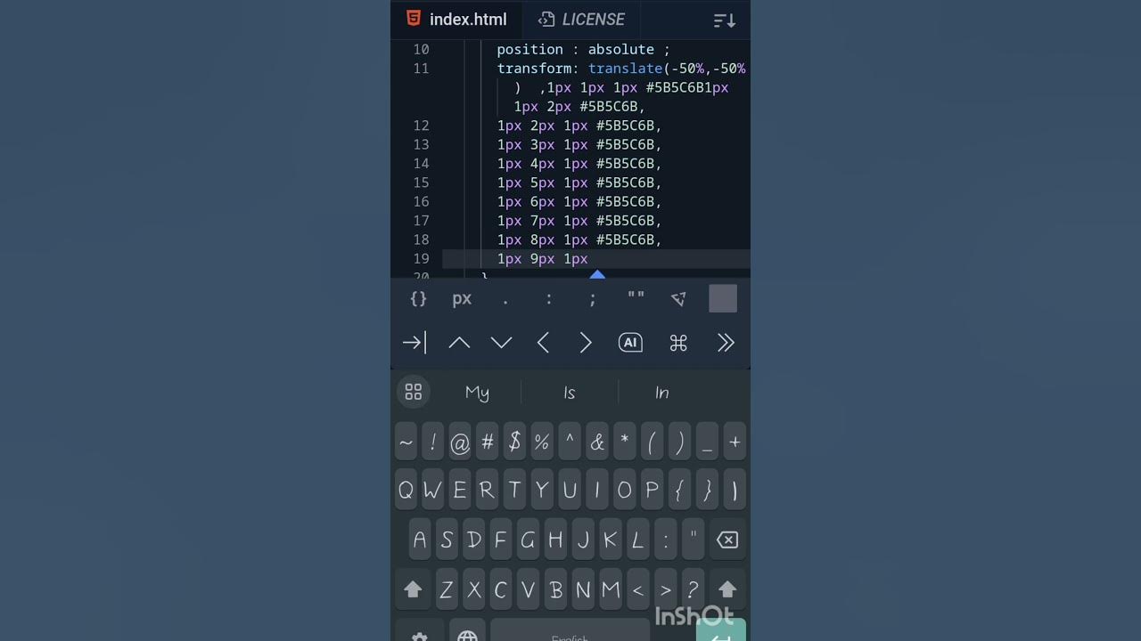3D-text in CSS - YouTube