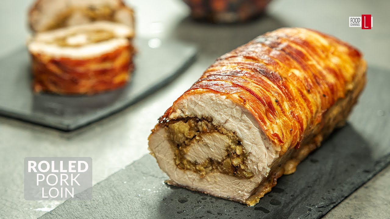 Rolled Pork Loin with Apples | Food Channel L Recipes - YouTube