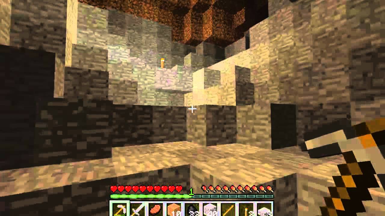 Lets play Minecraft Ep.4 - Boring cave of boringness - YouTube