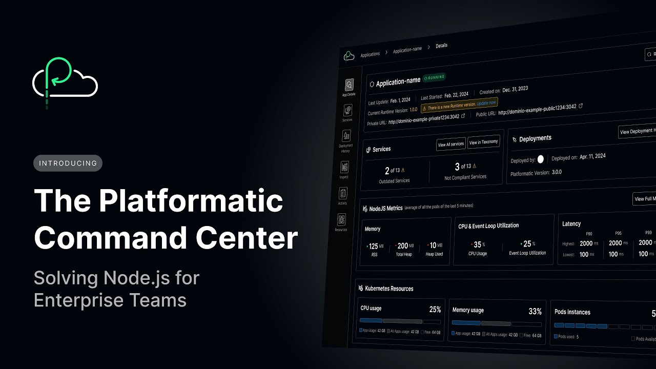 Introducing the Platformatic Command Center - YouTube