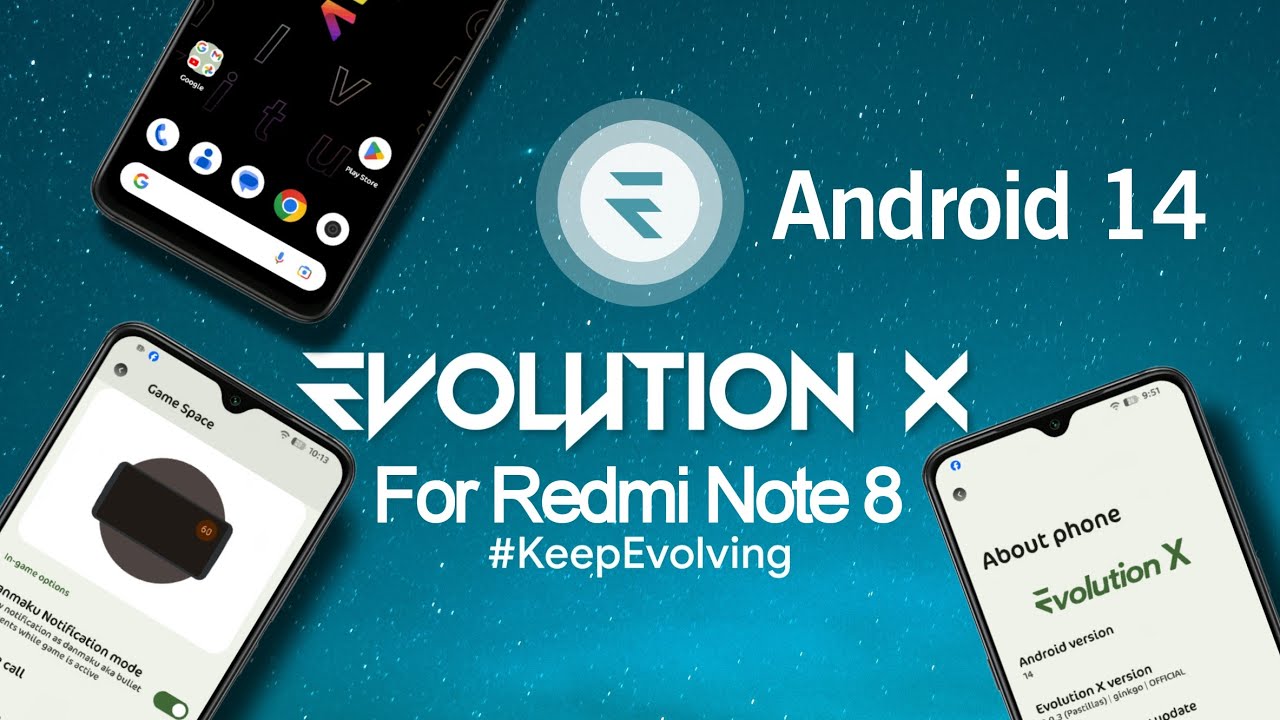 Evolution X 8.0.3 Based on Android 14 for Redmi Note 8 | Android 14 | Detailed Review - YouTube