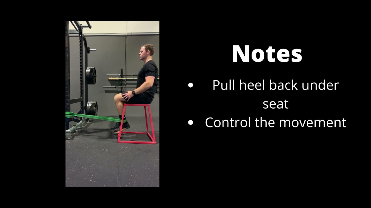 Banded Knee Flexion - YouTube