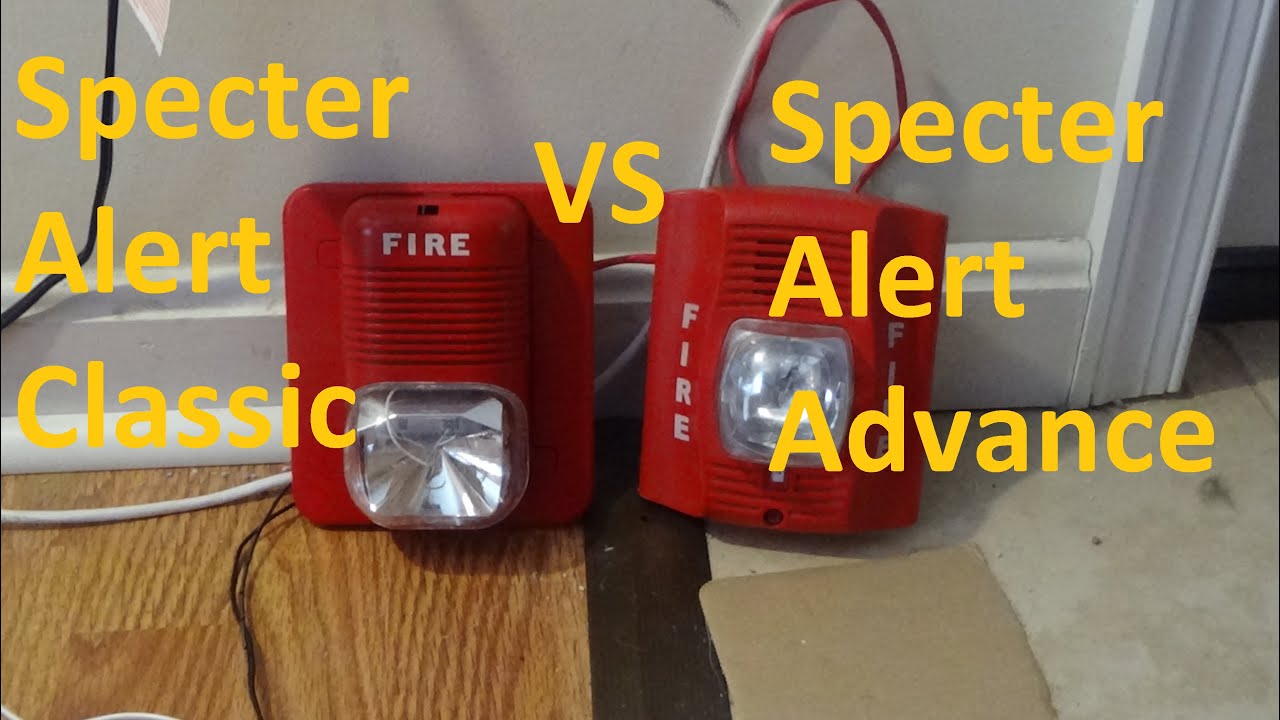 Specter Alert Classic VS Specter Alert Advance Unsynced Fire alarm ...