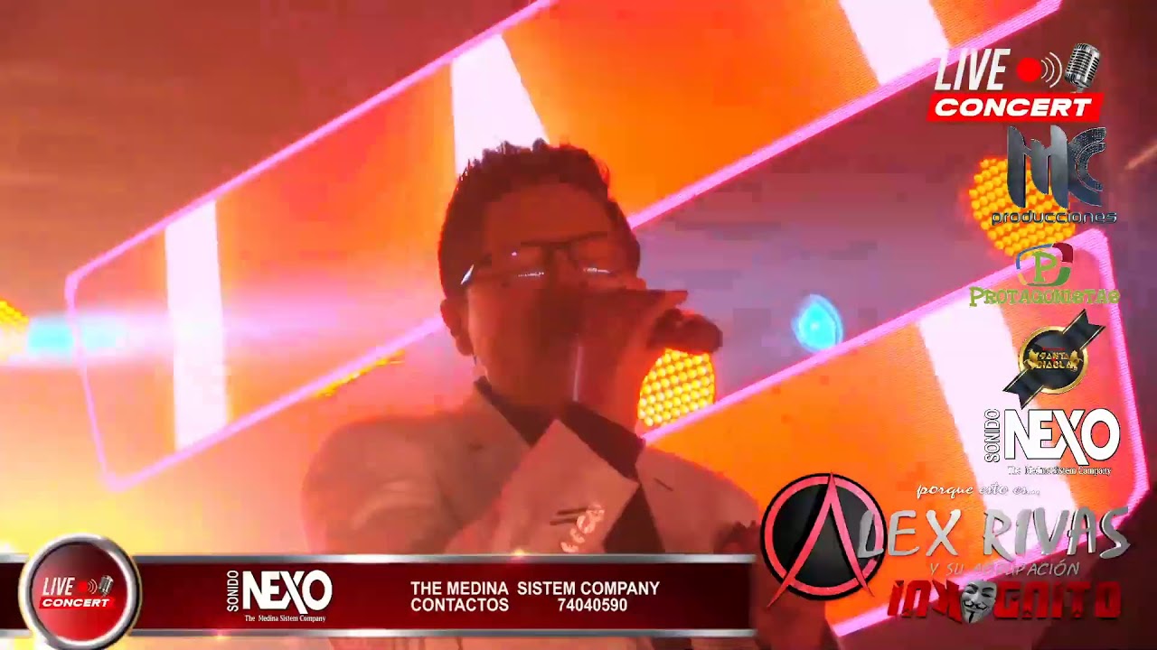 ALEX RIVAS INCOGNITO EN VIVO Live Concert 2020 - YouTube