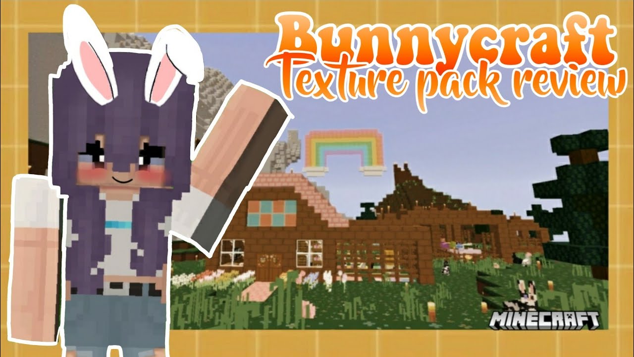 Bunnycraft texture pack review | MCPE texture pack review - YouTube