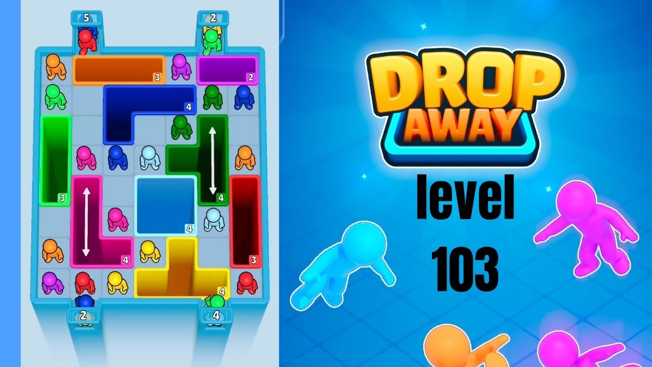 Drop Away level 103 Walkthrough Solution - YouTube