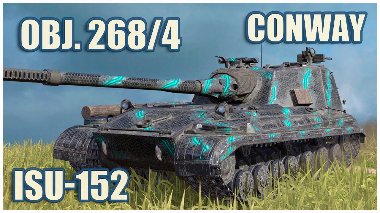Object 268/4, FV4004 Conway & ISU-152 • WoT Blitz Gameplay - YouTube