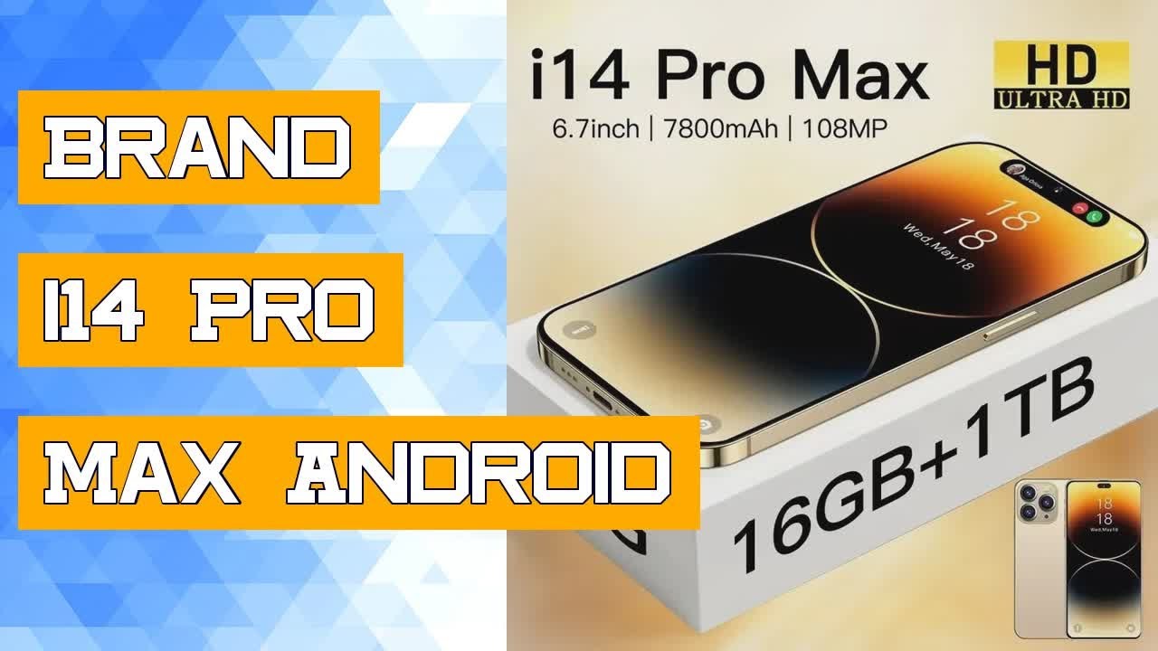 Brand i14 Pro Max Android Mobile Smartphone 5G Phones Original 2023 ...