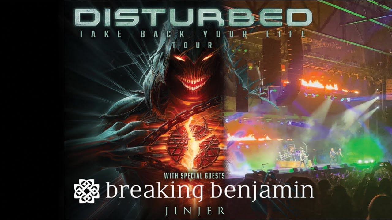 2023 Disturbed: Take Back Your Life Concert + Breaking Benjamin | Dos ...