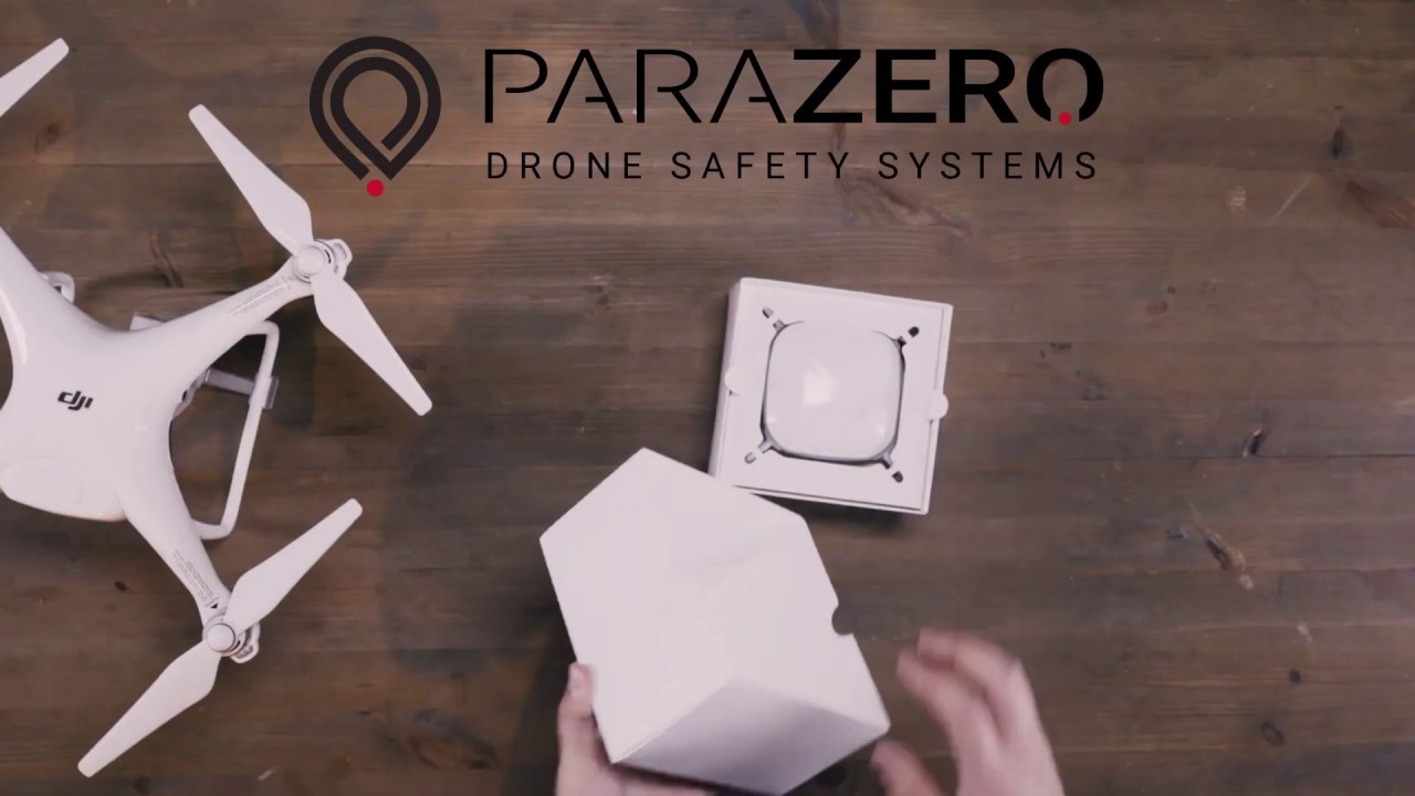 ParaZero SafeAir Parachute System for DJI Phantom 4 - YouTube