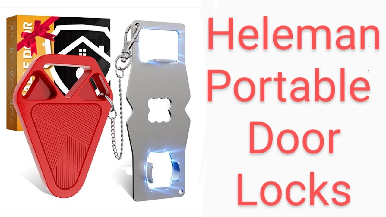 Heleman Portable Door Lock - YouTube