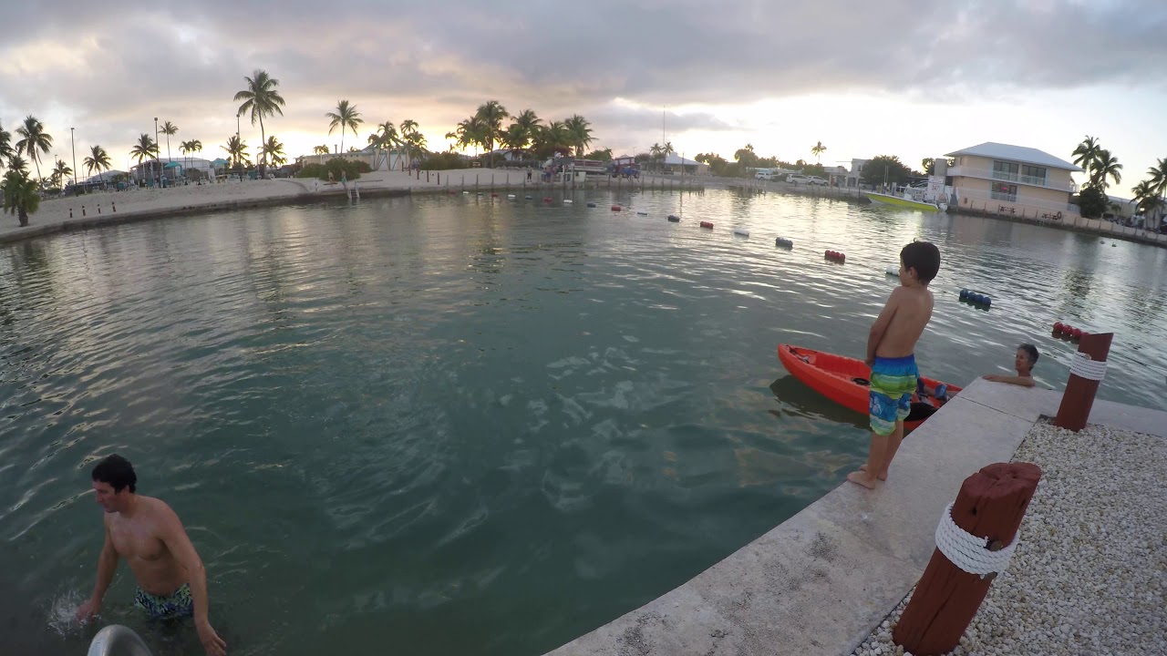 Swimming at Venture Out in Cudjoe Key, Florida Keys (GoPro TimeLapse ...