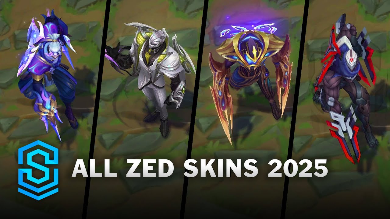 All Zed Skins 2025 - YouTube