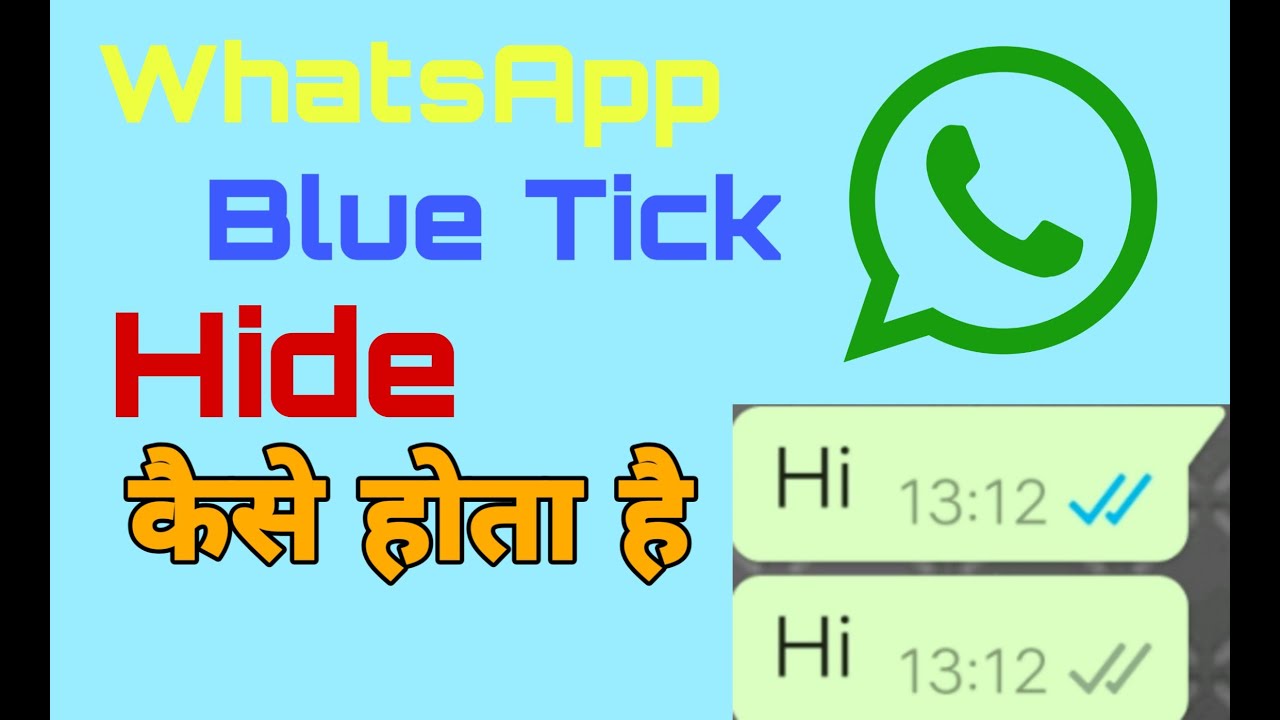 How To Hide Blue Ticks On WhatsApp | 2020 में सिर्फ 1% लोग ही जानते हैं ...