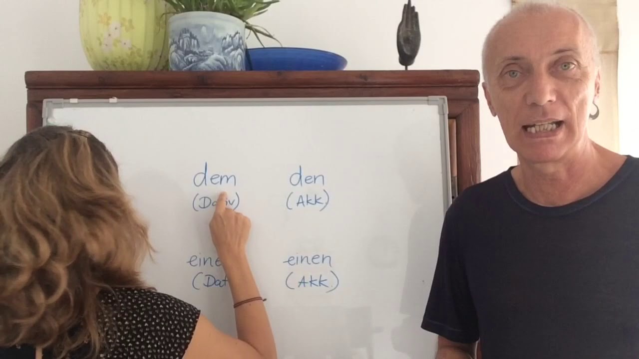 106. Dativ - 發音 dem vs. den - YouTube