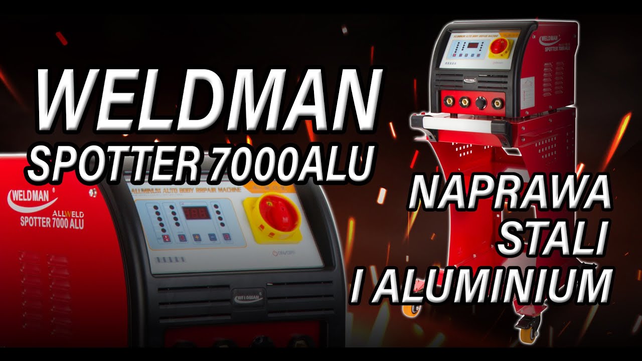 Spotter Blacharski Weldman 7000 ALU do Napraw Blacharskich Aluminium ...