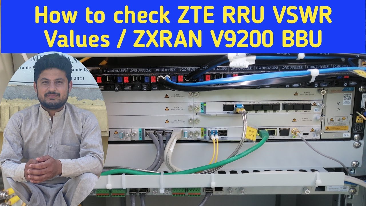 How to Check VSWR in ZTE RRU | ZXRAN V9200 BBU | ZTE VSWR Measurement ...