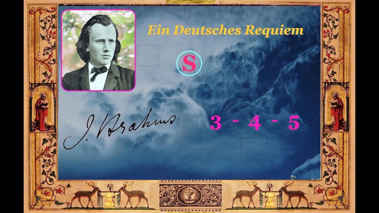 Brahms - Ein Deutsches Requiem - Part 3, 4 & 5 - Orchester Leipzig ...