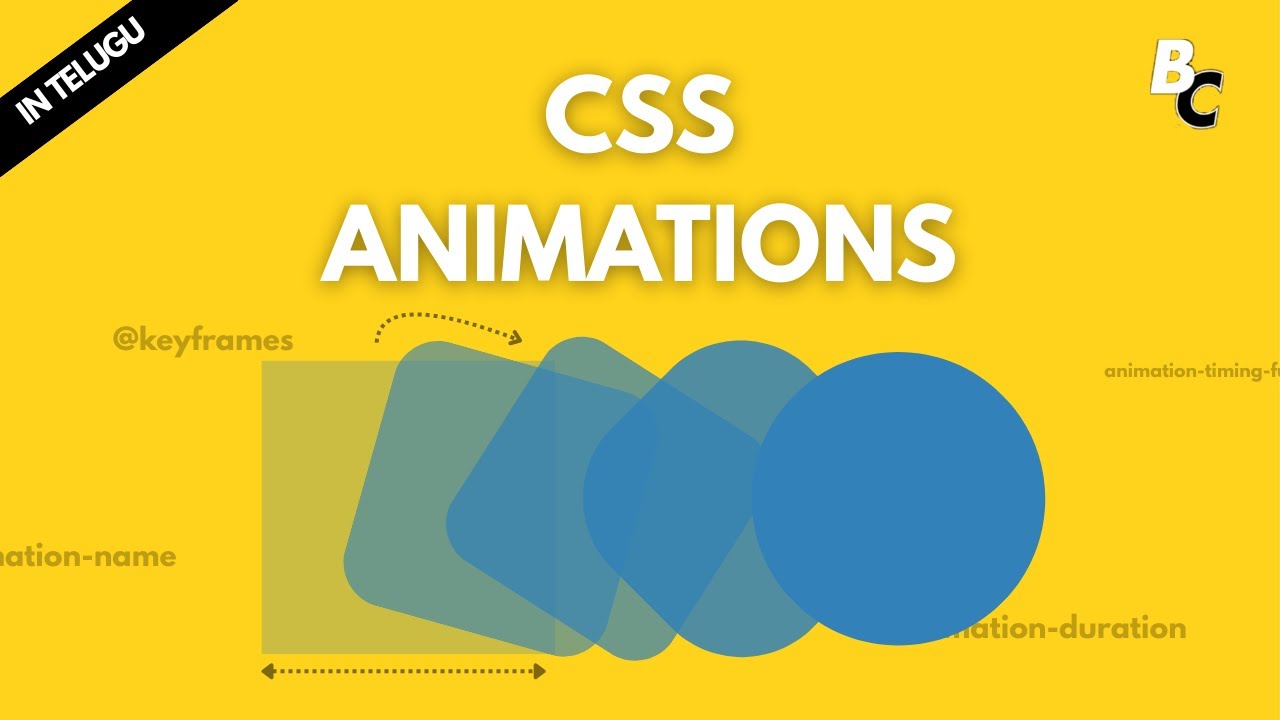 Best CSS Animations | Web Development Tutorial in Telugu | Learn CSS ...