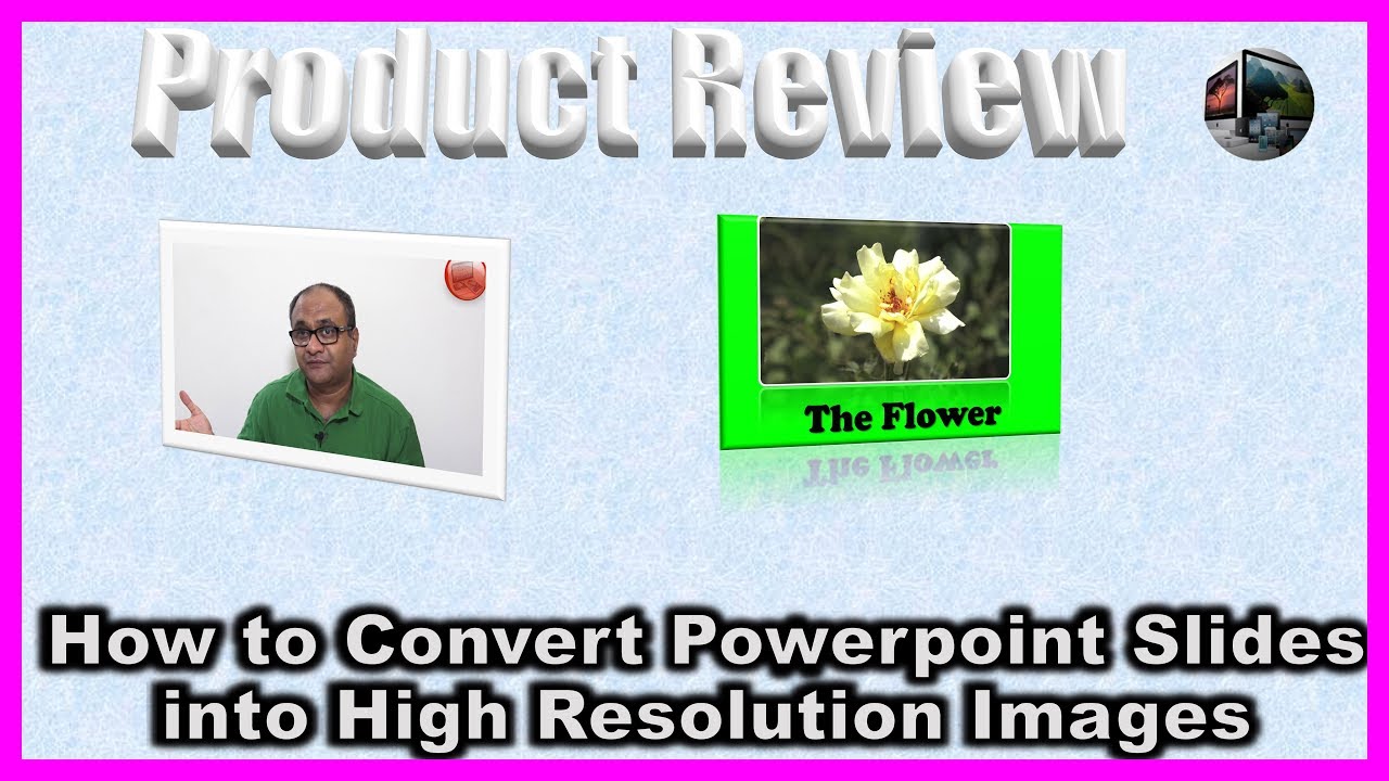 How to Convert Powerpoint Slides into High Resolution Images - YouTube