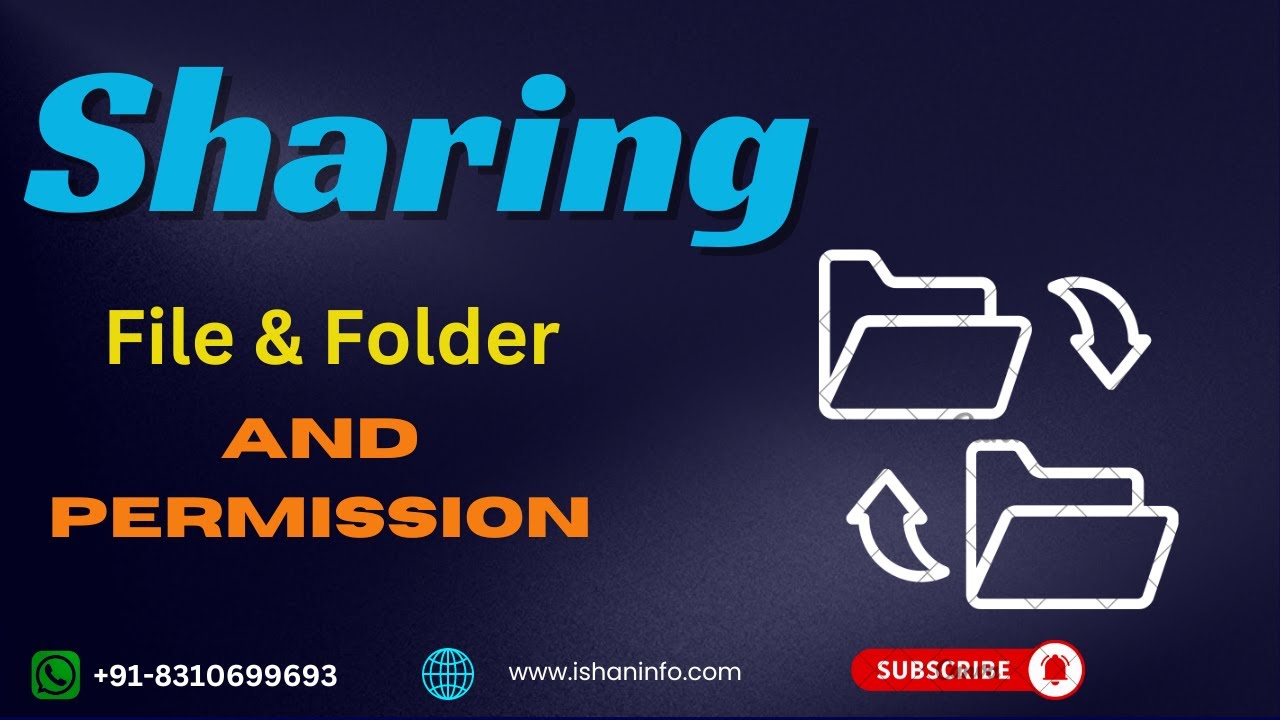 How to Share File and Folder || folder sharing || Drive sharing || and ...