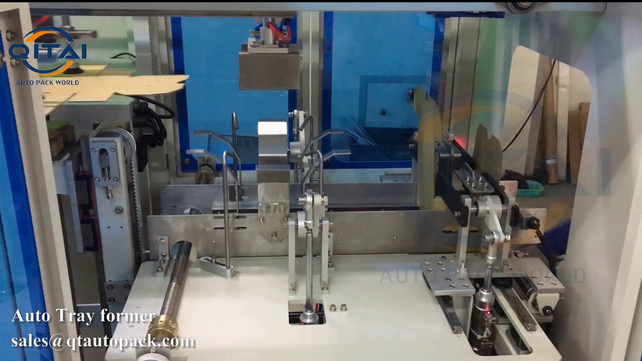 Auto tray former for higher box forming and locking pack tray erector/tray former machine/box ...