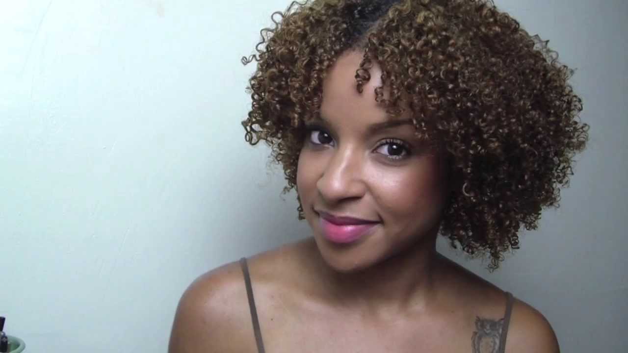 Finger styling and curl defining with Carol's Daughter Hair Milk Demo ...