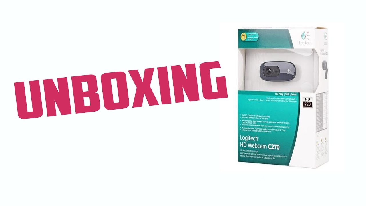 UNBOXING LOGITECH C270 - YouTube