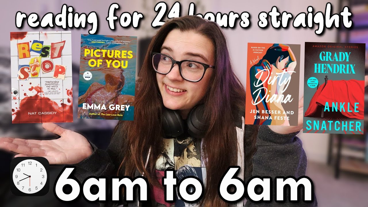 reading for 24 hours straight 6am to 6am ⏰📚🤯 [reading vlog where I read ...
