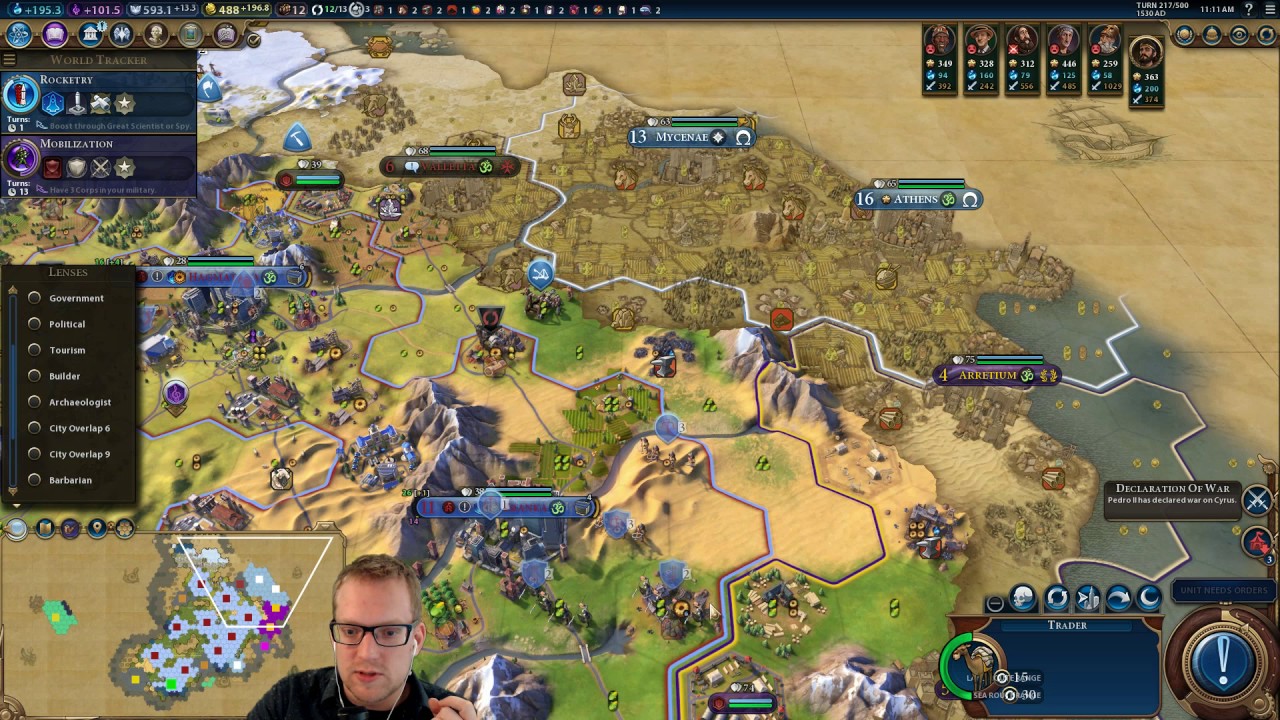 Let's Play Civilization 6 - Cyrus part 6 - YouTube