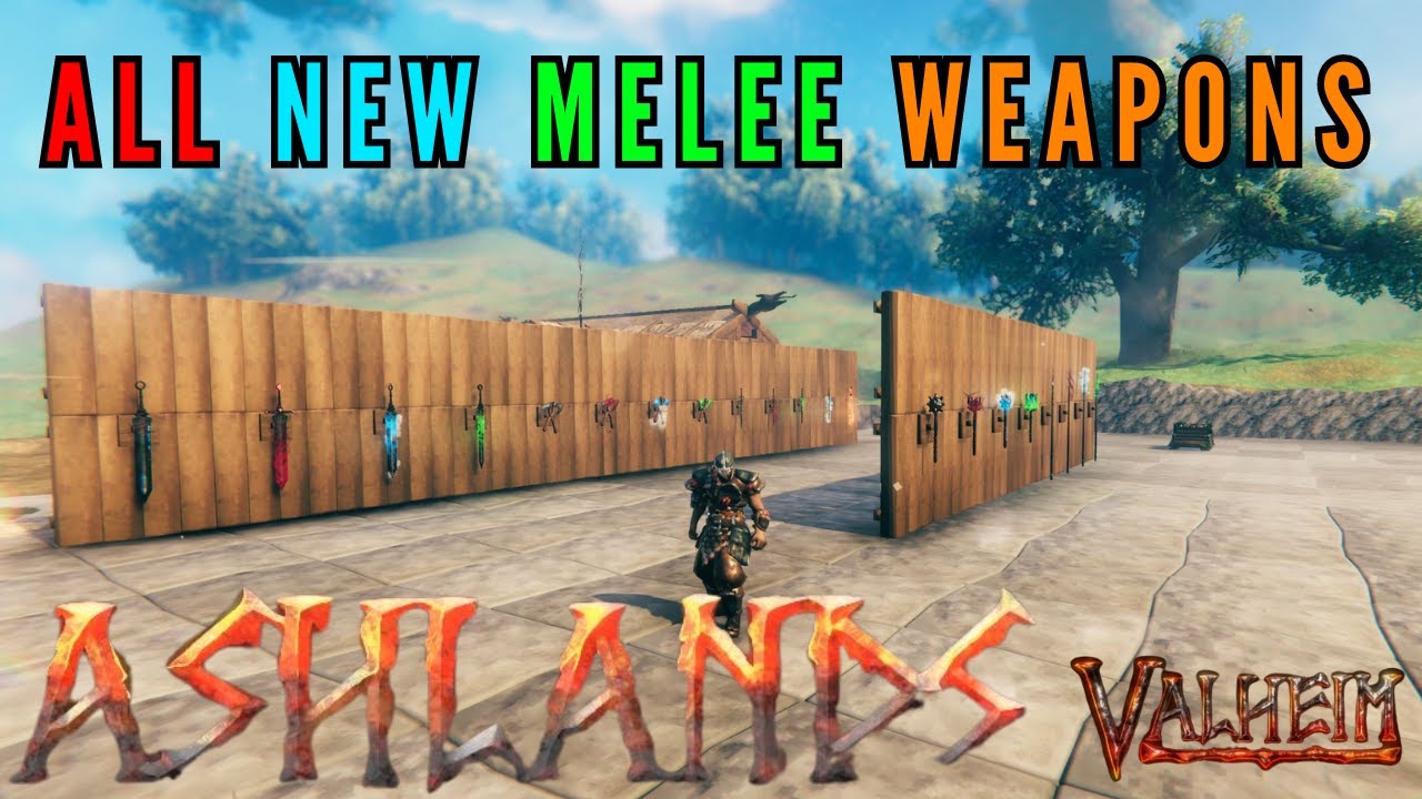 Valheim Ashlands - All new melee weapons! - YouTube