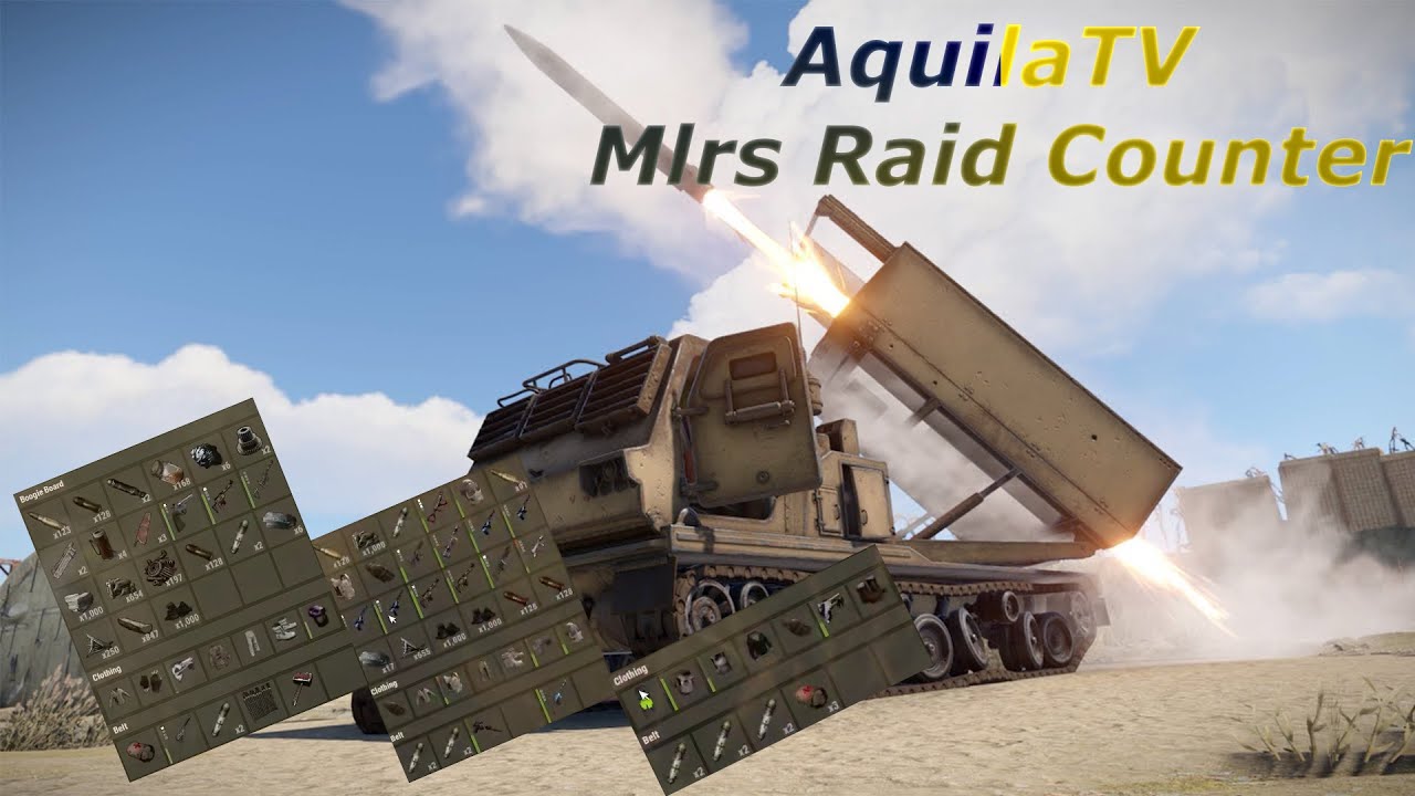 RUST-MLRS RAID COUNTER AquilaTV - YouTube