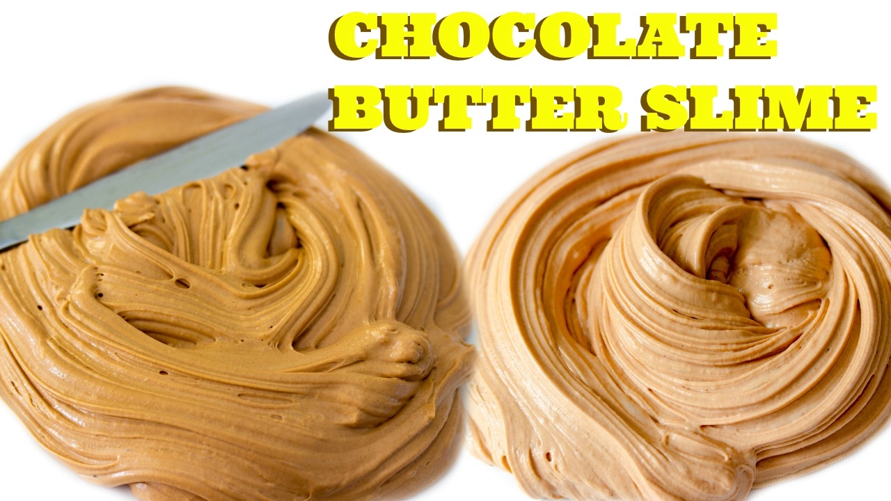 Chocolate Butter Slime (Make It Monday) Making Butter Slime DIY - YouTube