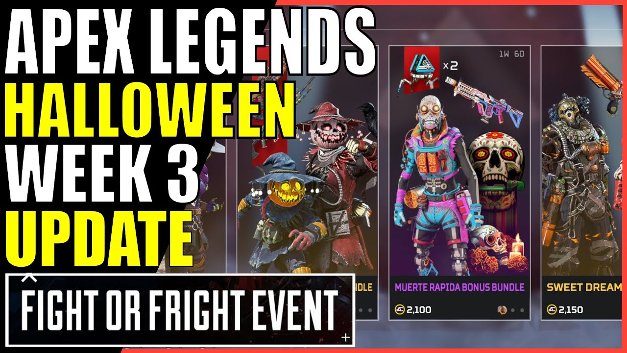 Apex Legends 🎃 Fight Or Fright Store Update Week 3 | Halloween Theme ...