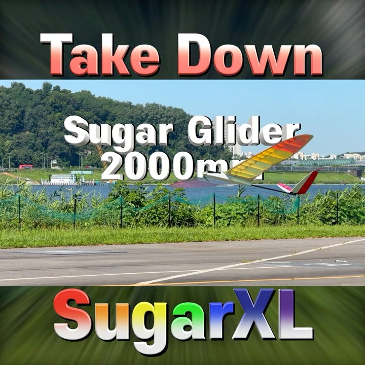 Take Down, Sugar Glider XL wingspan 2m - YouTube