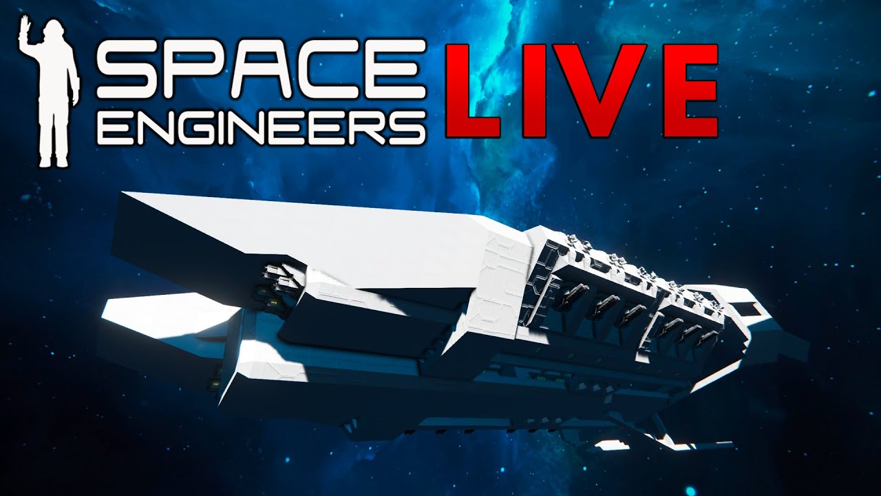 Building A BATTLESHIP! - Space Engineers Captain Jack LIVE - YouTube