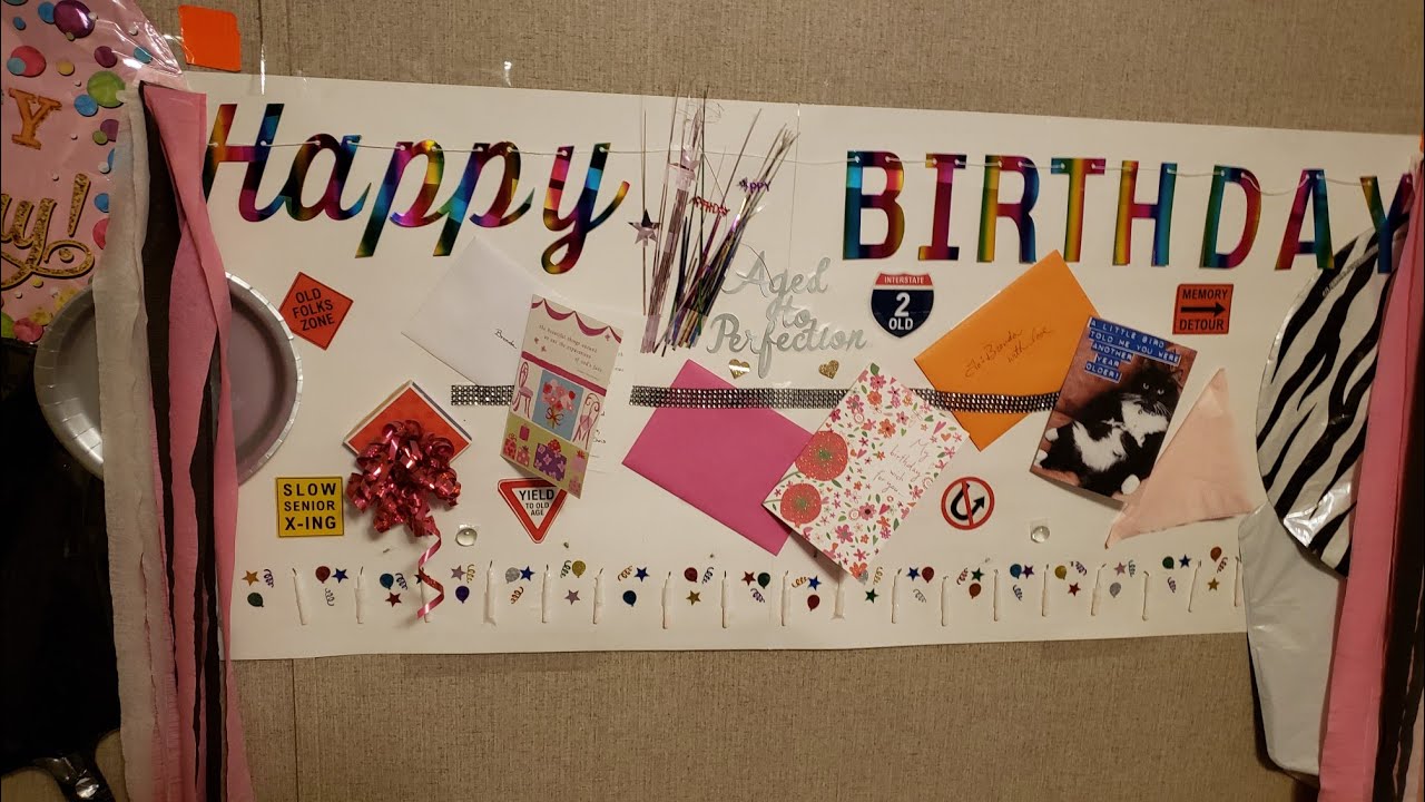 how to make a celebration board good ideas at home - YouTube