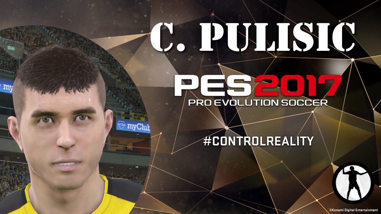 PES 2017 Face Build Christian Pulisic (Borussia Dortmund) - YouTube
