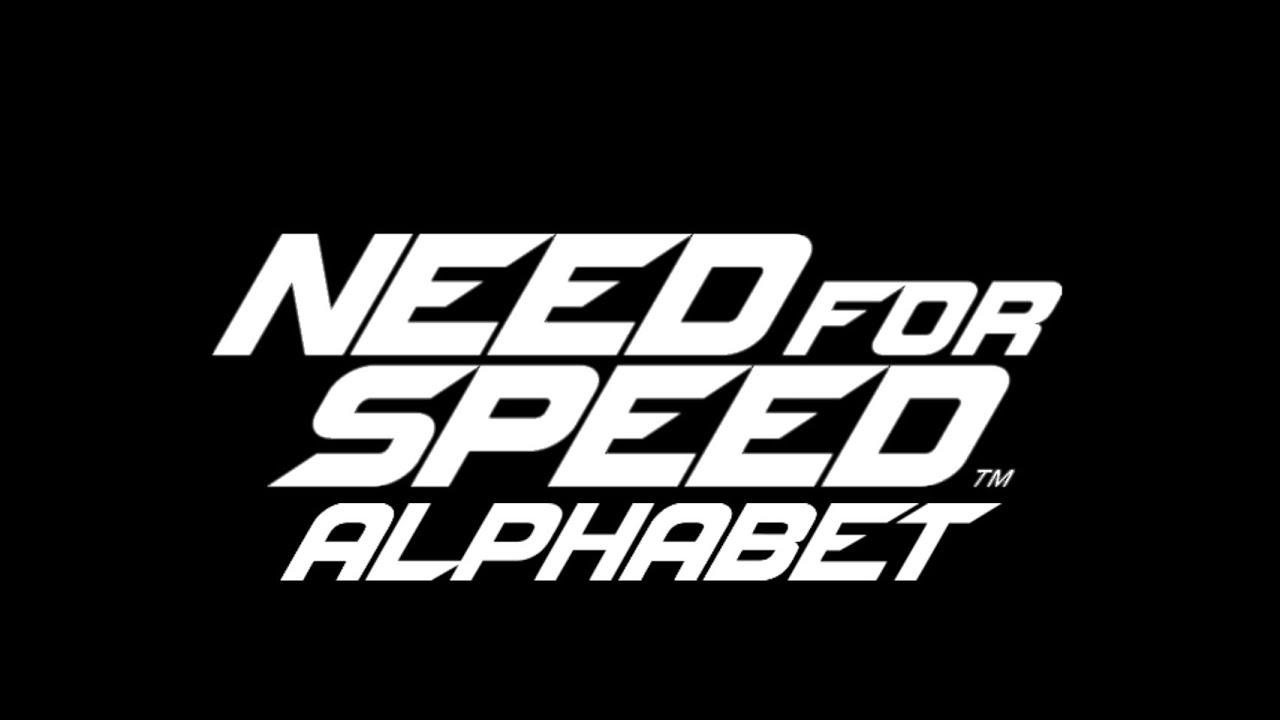 Learn The Alphabet With Need For Speed Characters - YouTube
