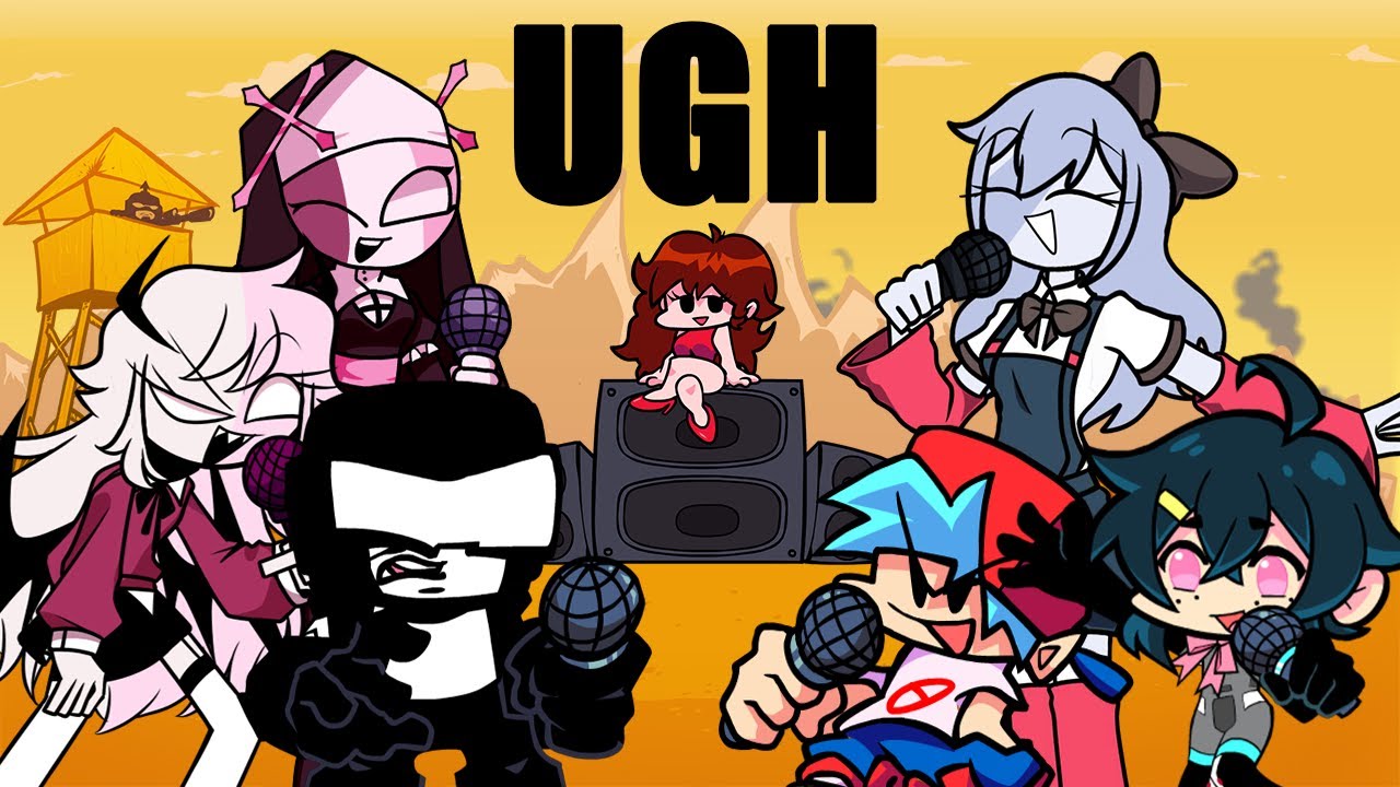 FNF - UGH But + Selene, Lily, KOU, Sarvente Sing It - YouTube