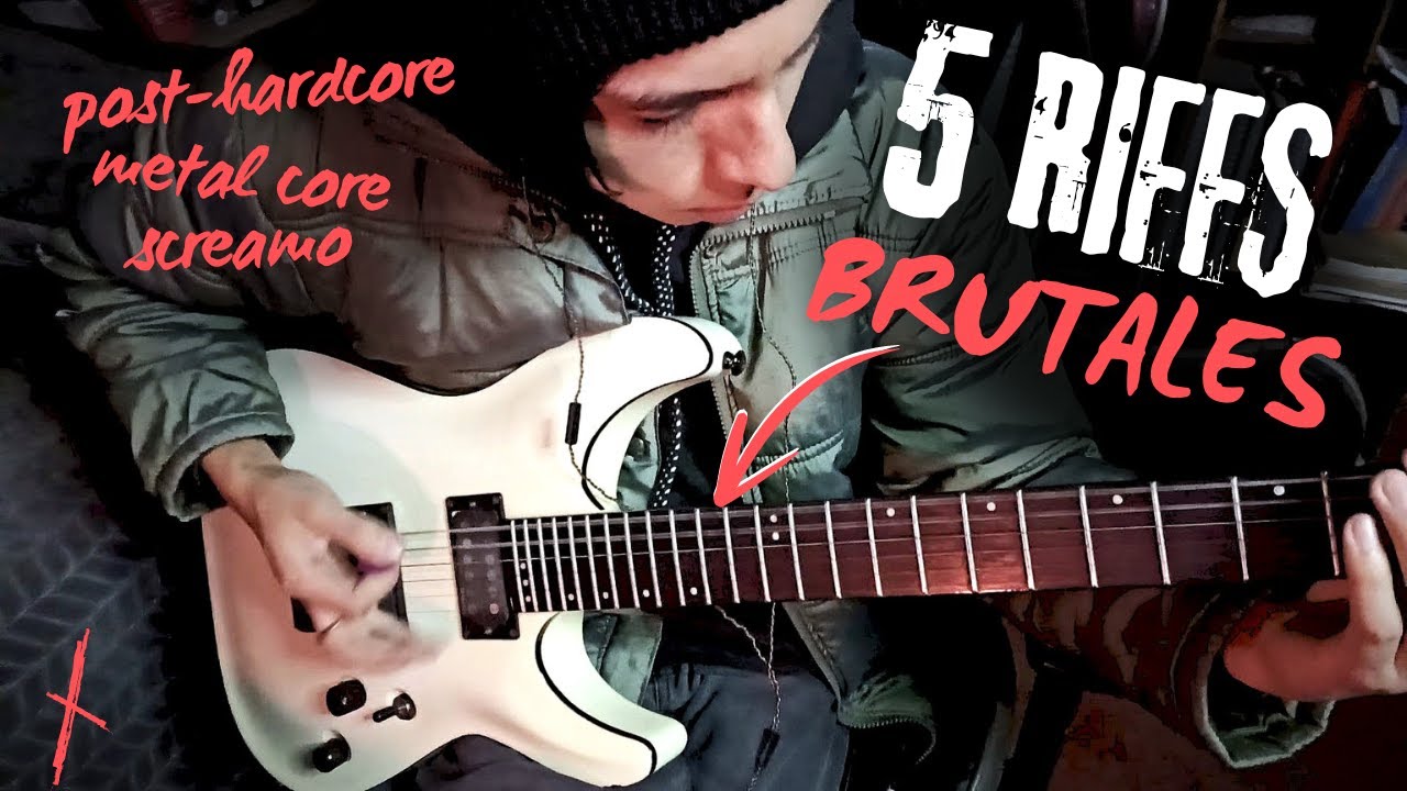 5 Riffs de Post-Hardcore/Metalcore FACILES que DEBES Conocer | Con ...