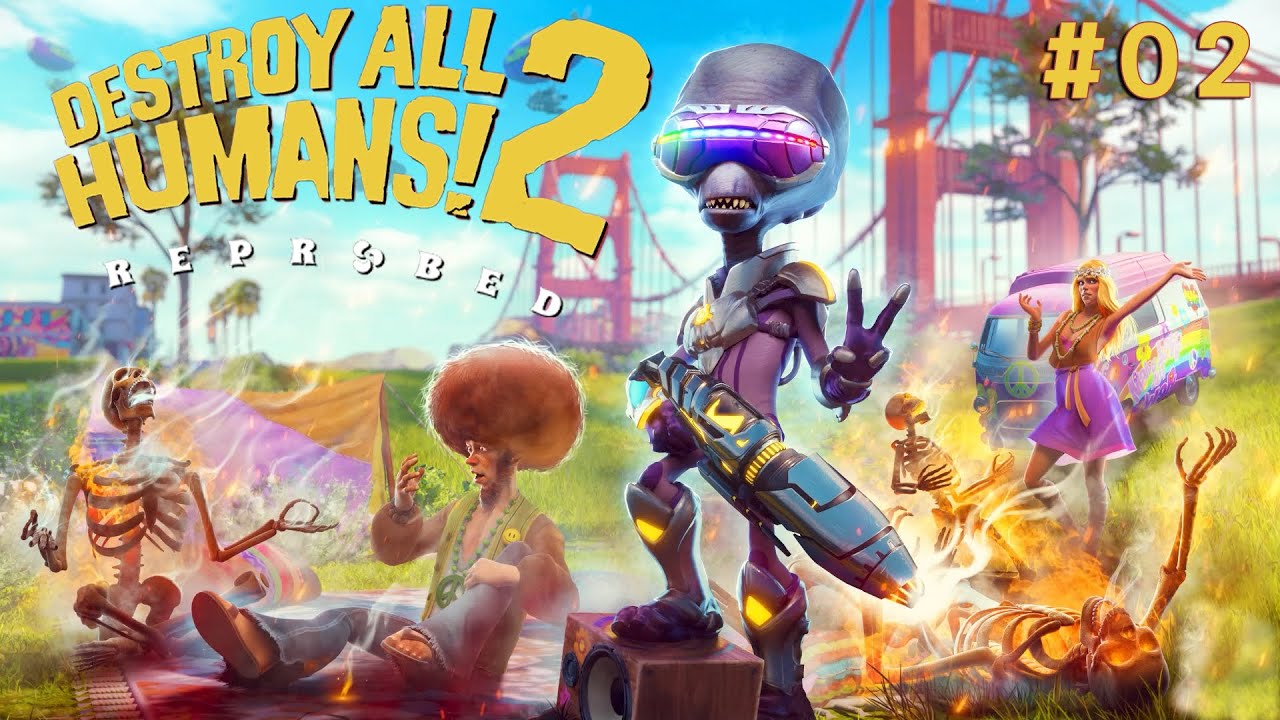 Destroy All Humans! 2 - Reprobed【毀滅全人類2 - 從頭再來/重新探測】(Gameplay) # 02 ...