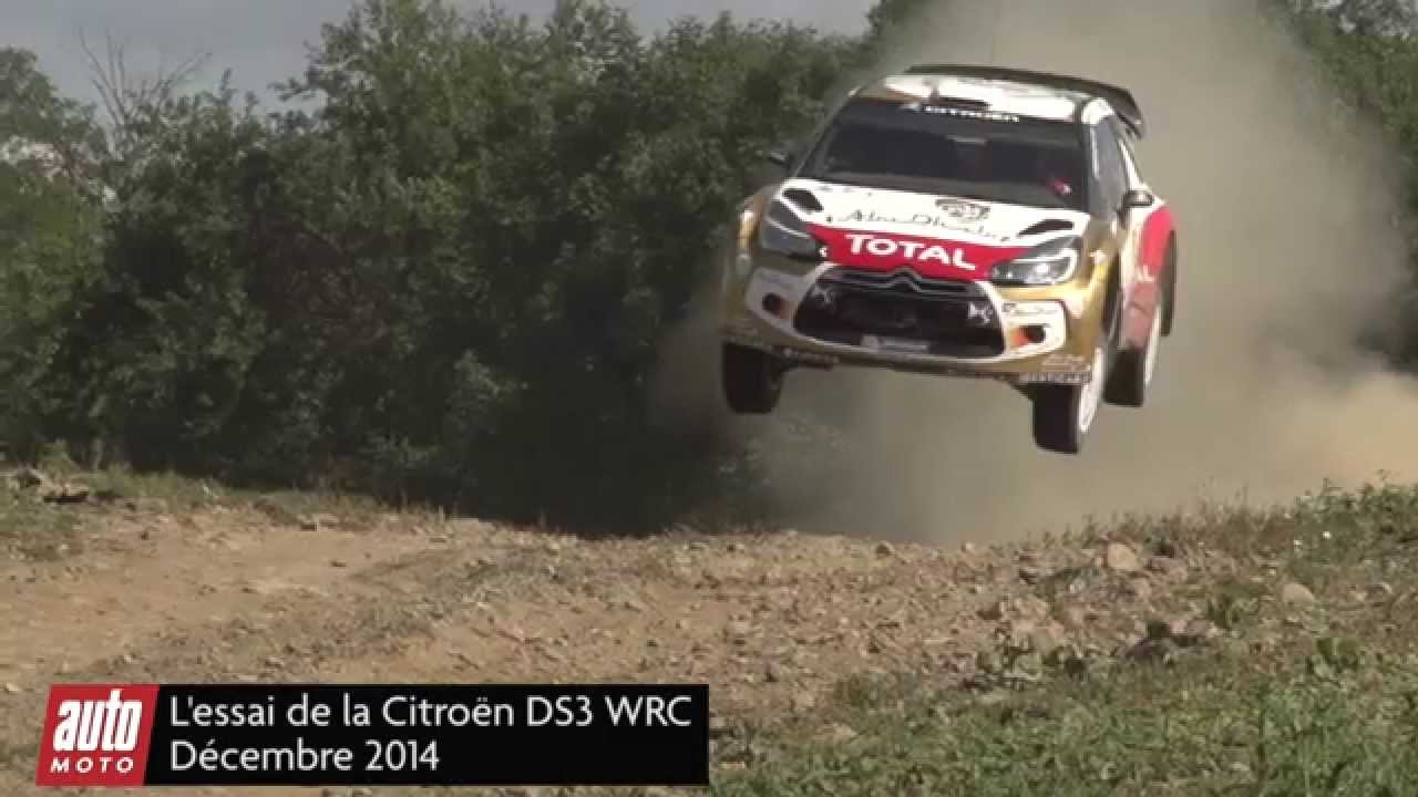 Citroën DS3 WRC : nous l'avons essayé sur circuit - Auto-moto.com - YouTube